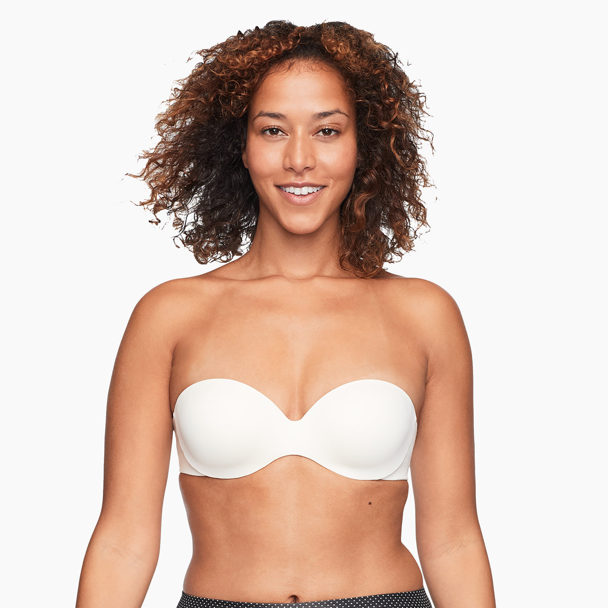 v front strapless bra