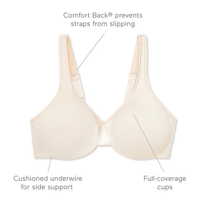 Signature Support® Underwire Unlined Full-Coverage Bra – Warners